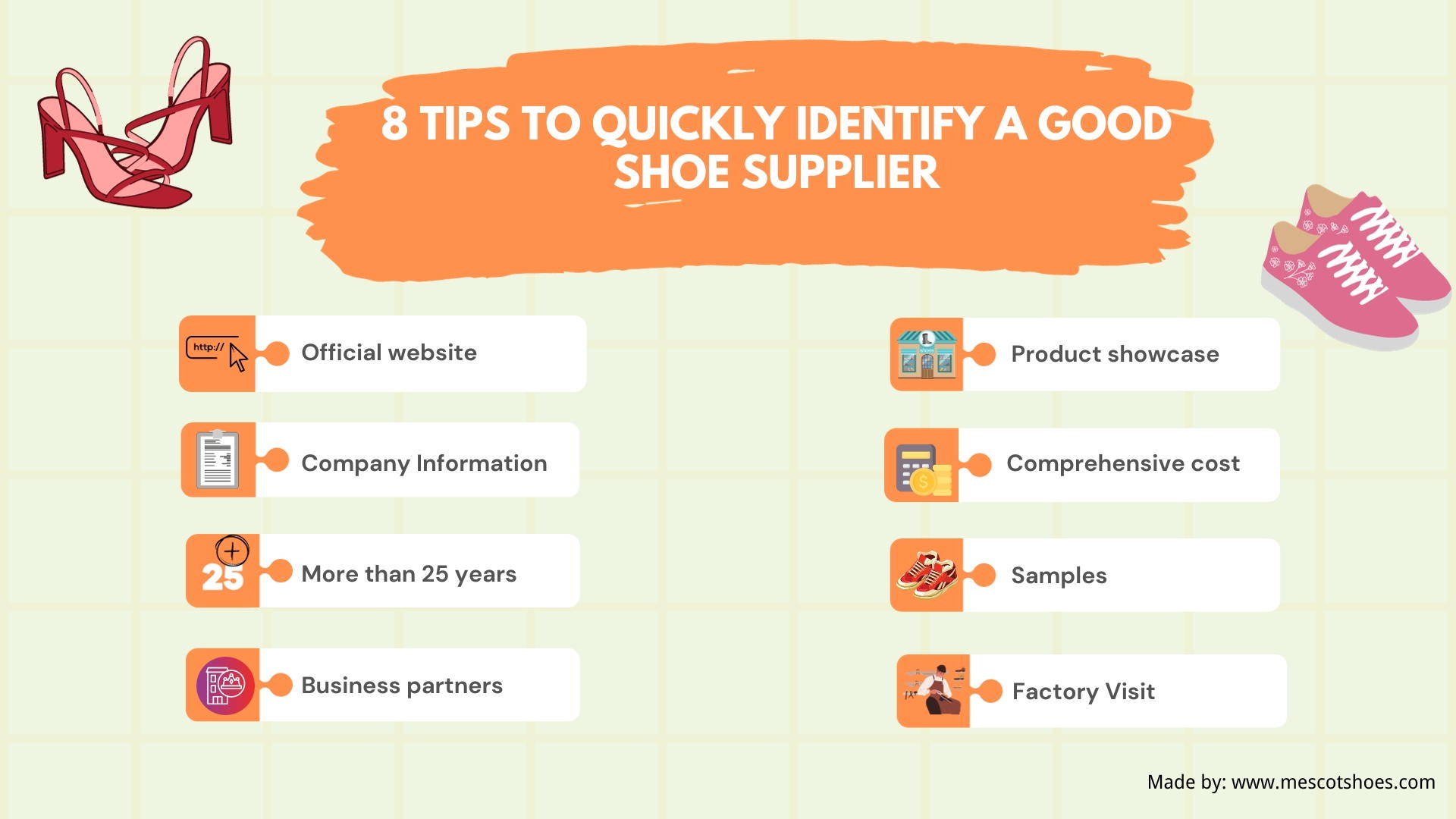 8 Tips to Quickly Identify a Good Shoe Supplier